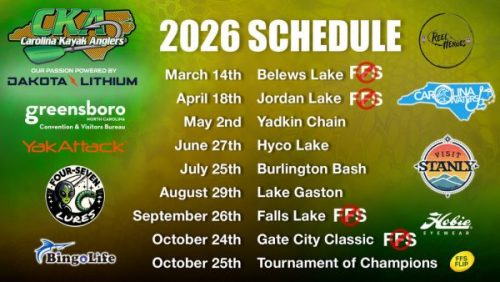 The Official 2026 CKA Schedule – Carolina Kayak Anglers